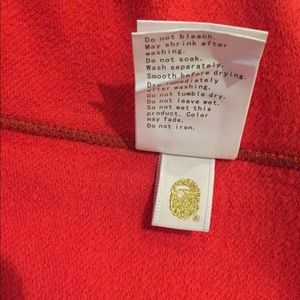 Bape | Sweaters | Bape Red Camo Full Zip Read The Description | Poshmark